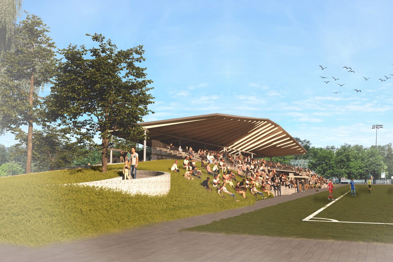 BC Soccer Grandstand – Formline Architecture + Urbanism